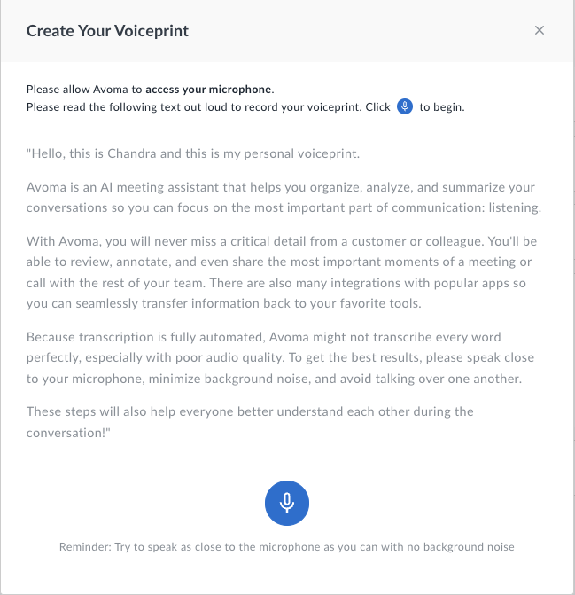 The Avoma Quick Start Guide